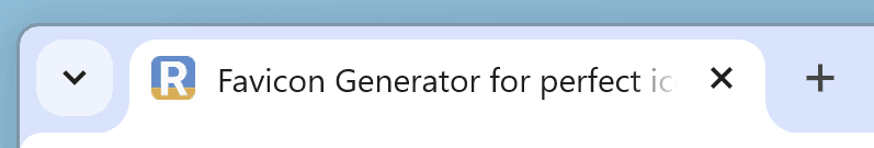 Favicon Generator for perfect icons on all browsers