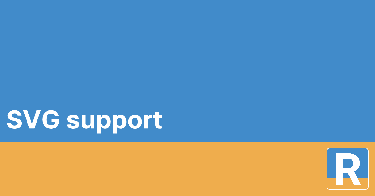 SVG support