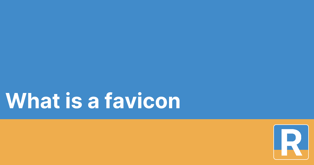 What is a favicon